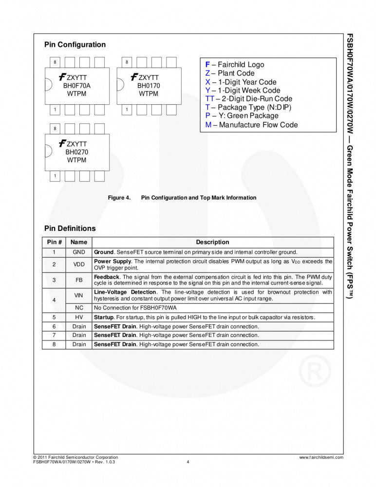 FSBH0270W datasheet page 5
