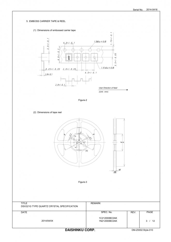 DSX321G specification page 4