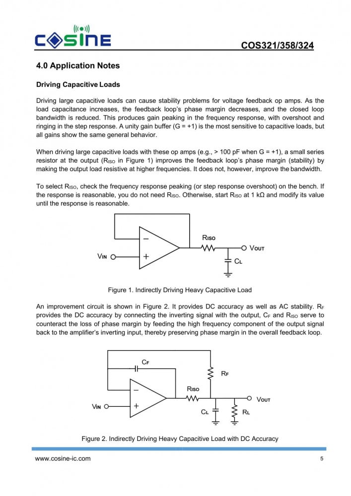 COS358TR datasheet page 5