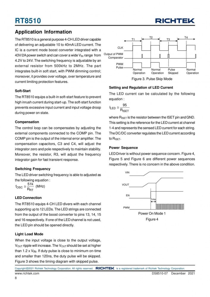 RT8510 datasheet page 8