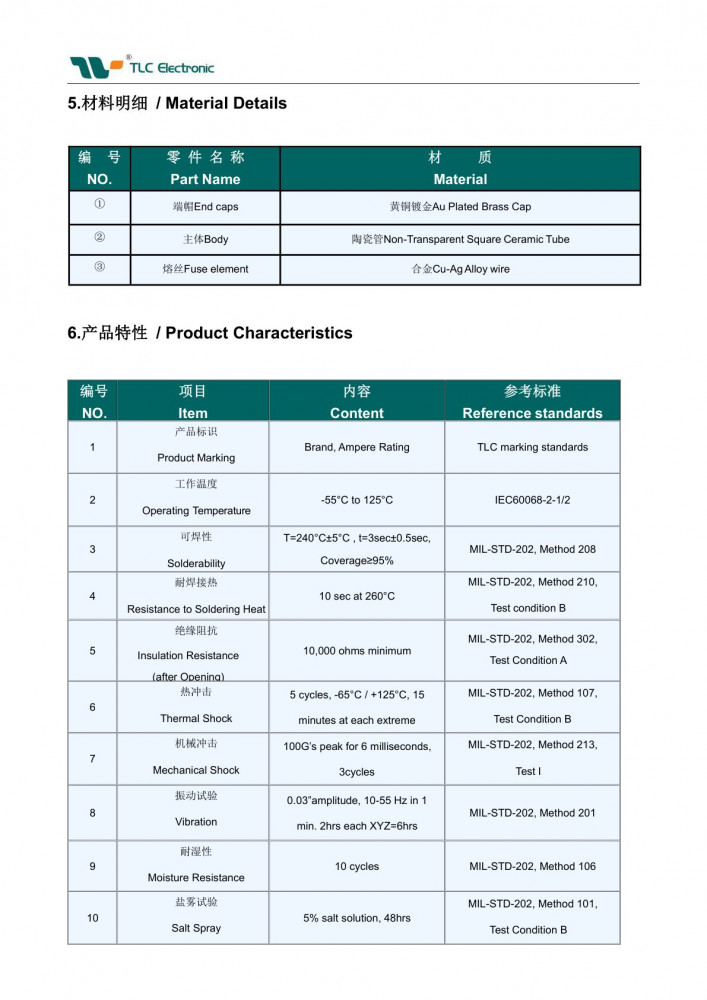 TAB20 specification sheet page 4