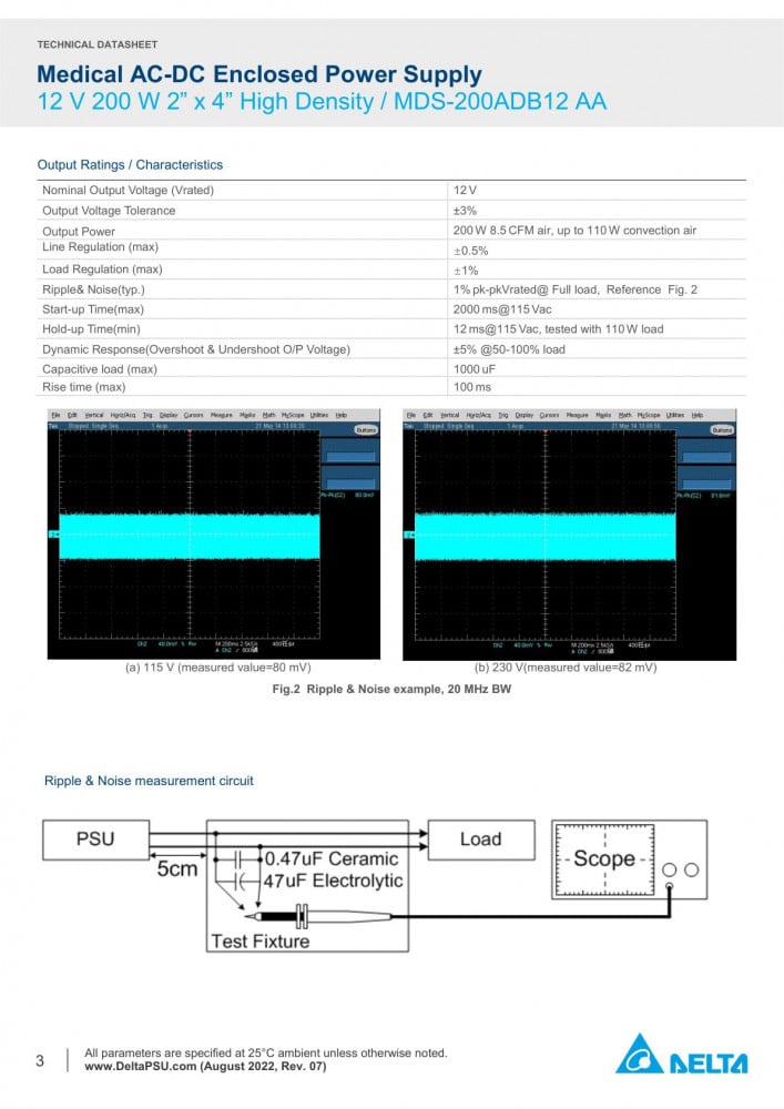 MDS-200ADB12 AA datasheet page 3