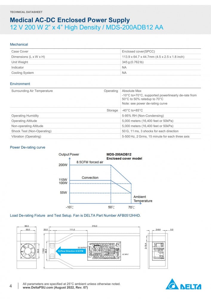 MDS-200ADB12 AA datasheet page 4
