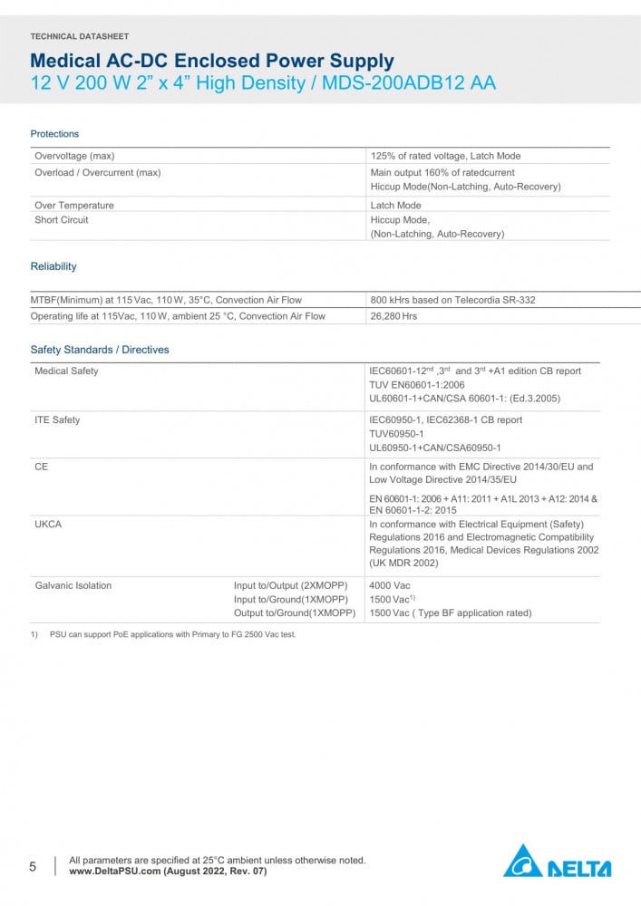 MDS-200ADB12 AA datasheet page 5