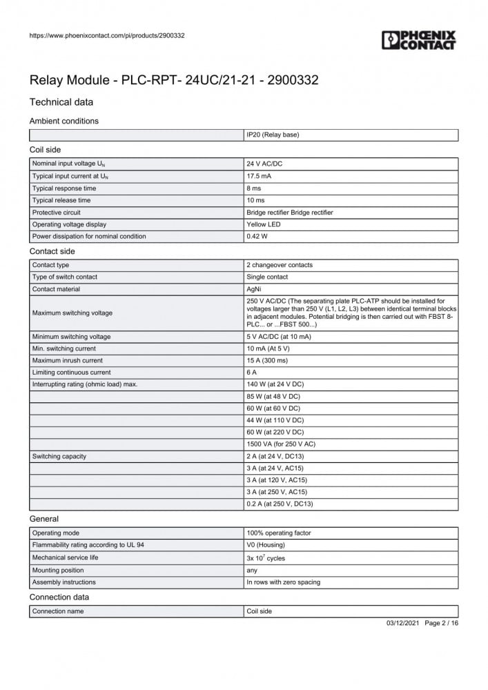 2900332 technical document page 2