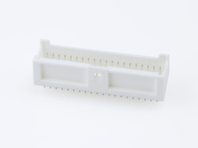 SlimStack Board-to-Board Plug, 0.40mm Pitch, J-Bend Series, 0.20µm Gold (Au) Plating, 1.50 or 1.80mm Mated Height, 3.40 or 4.20mm Mated Width, 80 Circuits