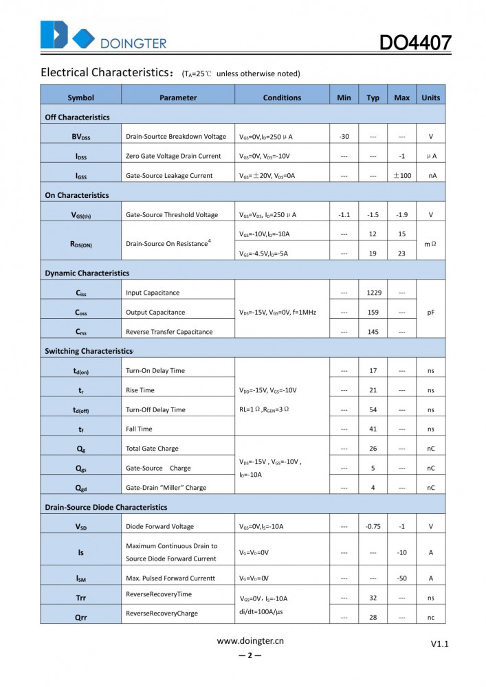 DO4407 datasheet page 2