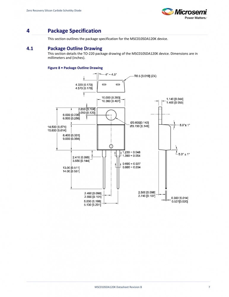 MSC010SDA120K datasheet page 9