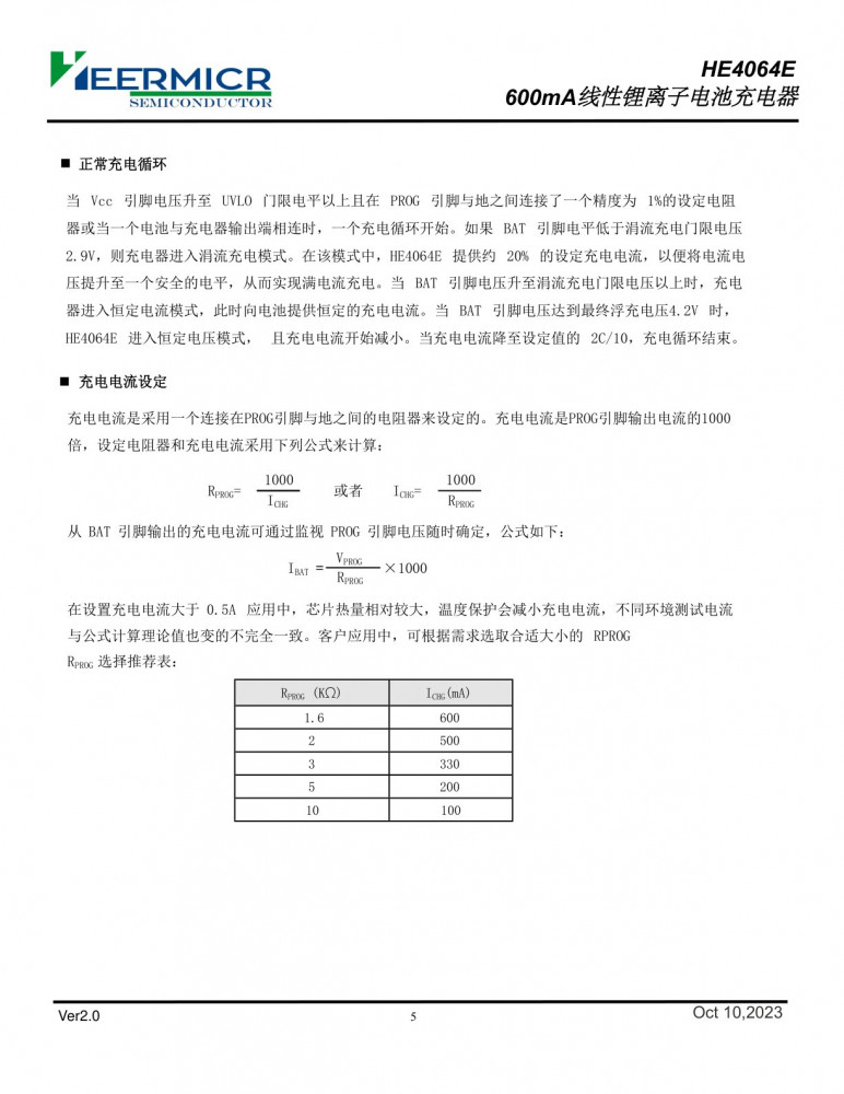 HE4064EB datasheet page 5