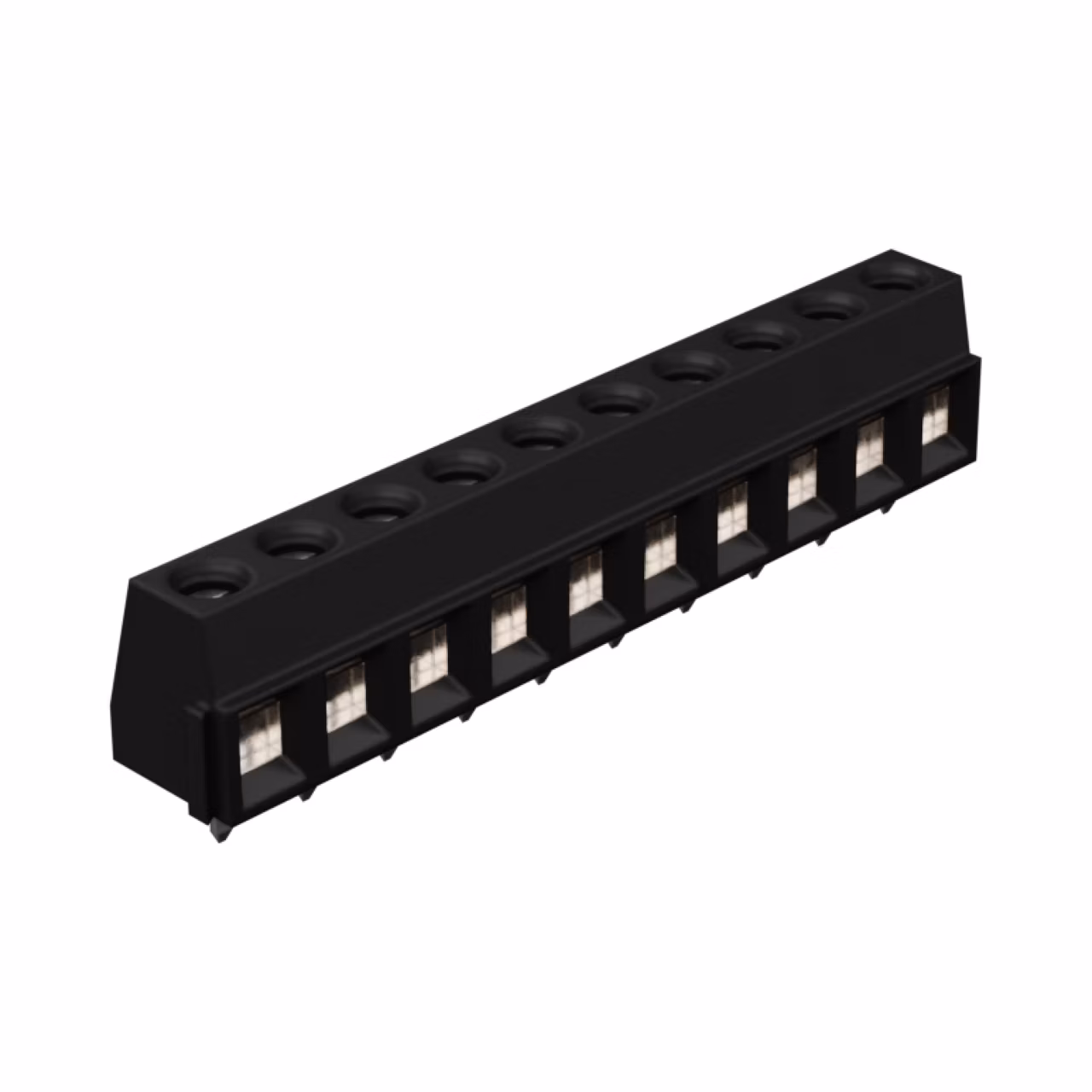 5.00mm Pitch Beau Eurostyle Low Profile, Single Level Modular Terminal Block, 10 Circuits for sale