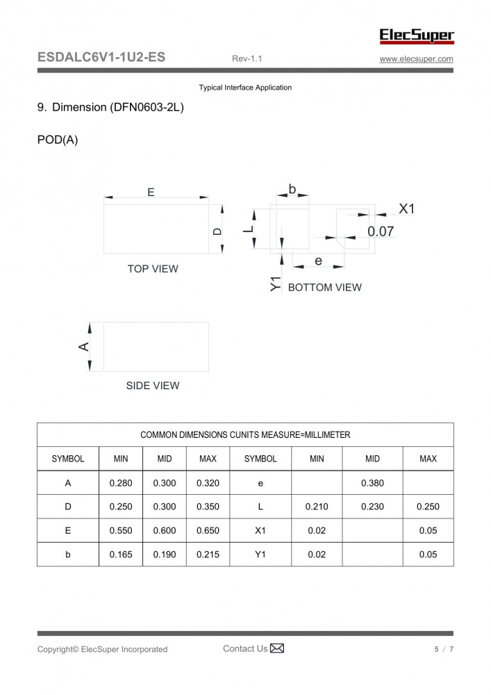ESDALC6V1-1U2-ES datasheet page 5