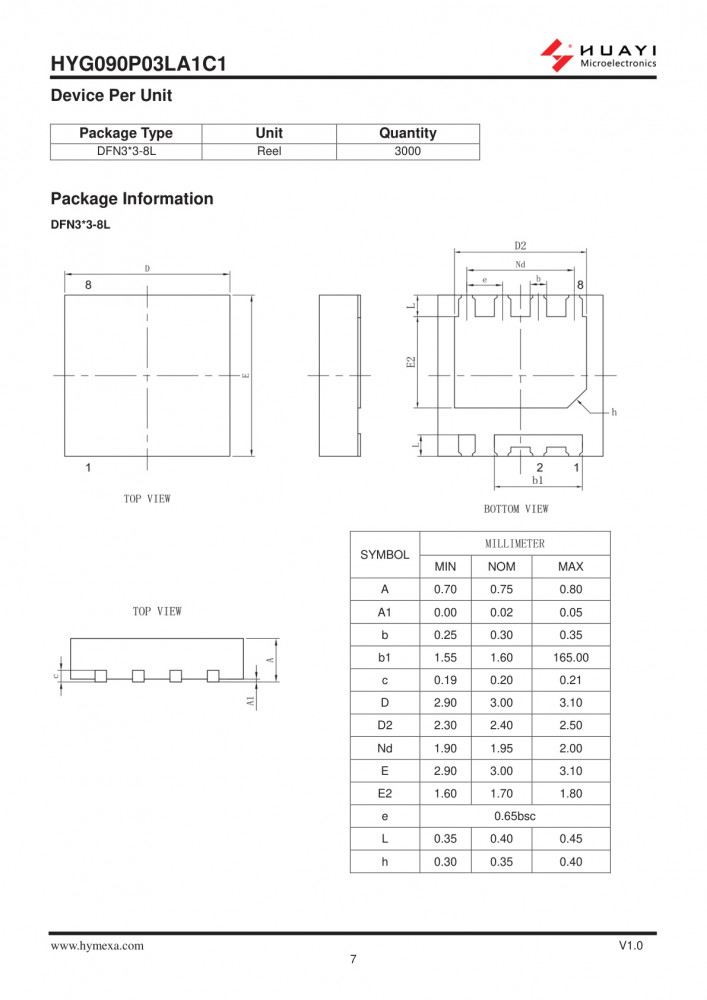 HYG090P03LA1C1 datasheet page 7