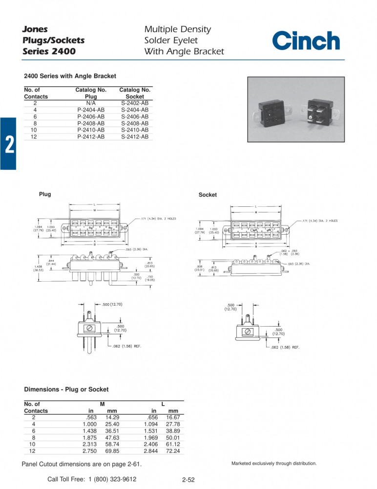 CINCH 2400 Series document page 3