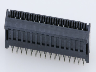 Easy-On FFC/FPC Connector, 0.50mm Pitch, Surface Mount, Vertical, Non-ZIF, Standard Footprint, Tin Bismuth Plating, Short Terminal Type, Black, 30 Circuits