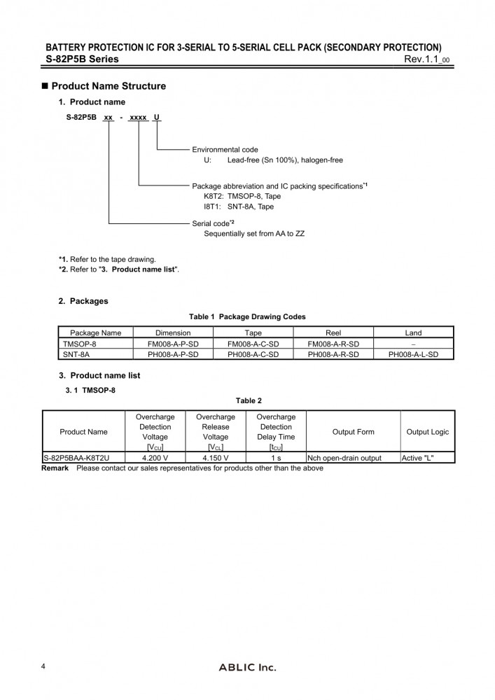 S-82P5B technical document, page 4