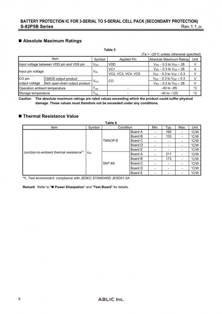 S-82P5B technical document, page 6