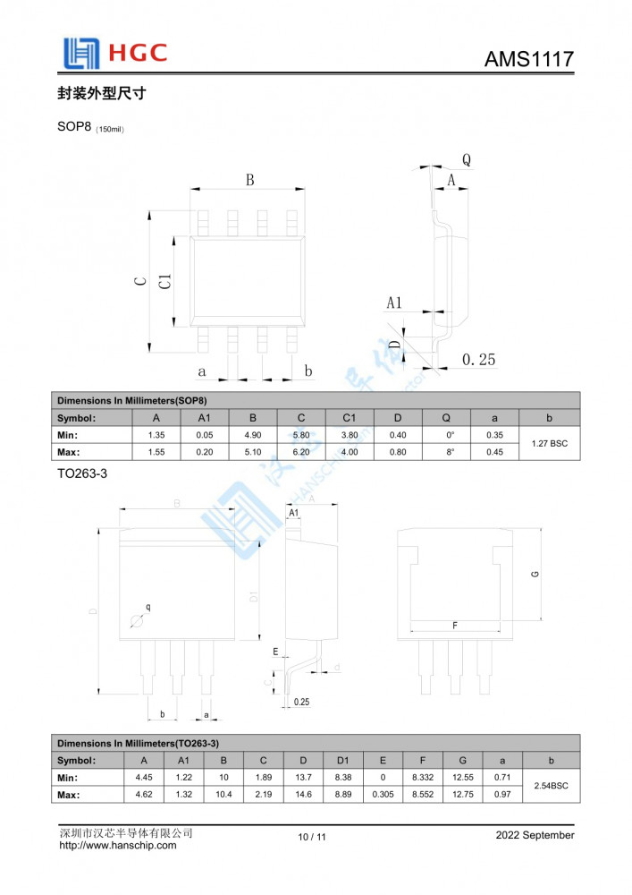 AMS1117 datasheet page 10