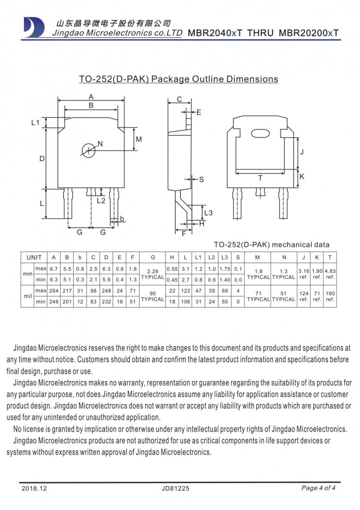 MBR20200DT datasheet page 4