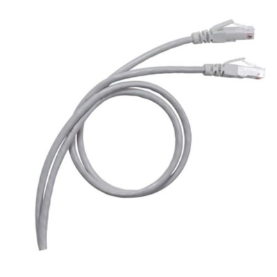 Patch cord RJ45 category 5 U/UTP PVC grey 2m