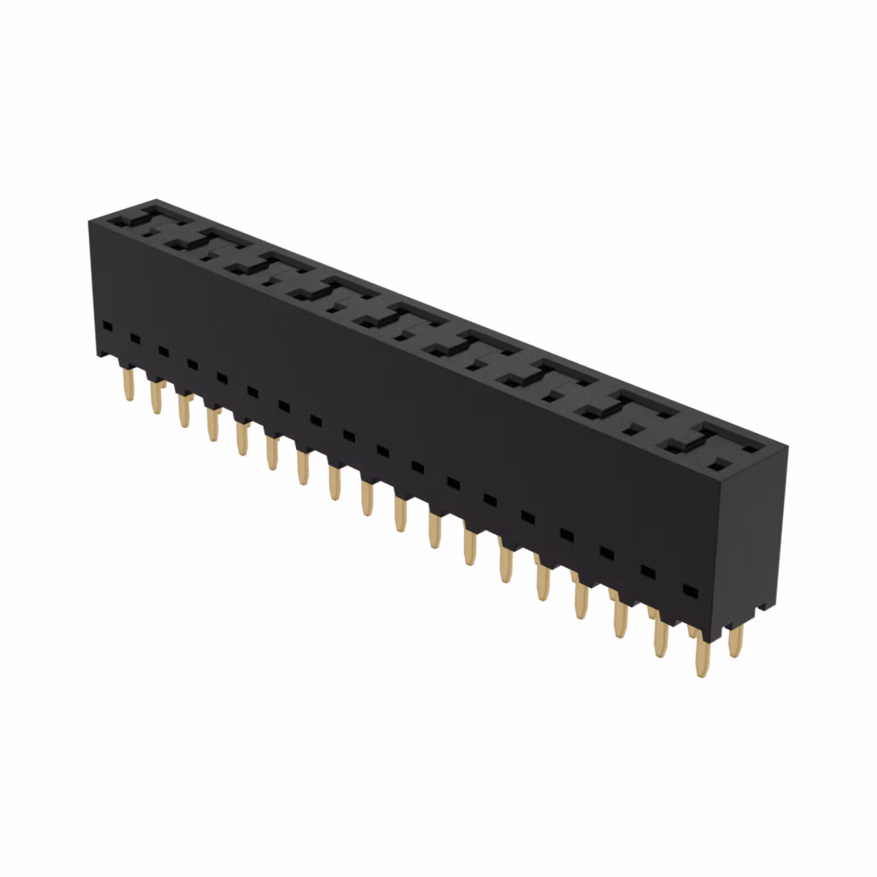 C-Grid III PCB Receptacle, 2.54mm Pitch, Dual Row, Vertical, 36 Circuits, 0.12µm Gold (Au) Flash Plating, Straight PCB Pins for sale