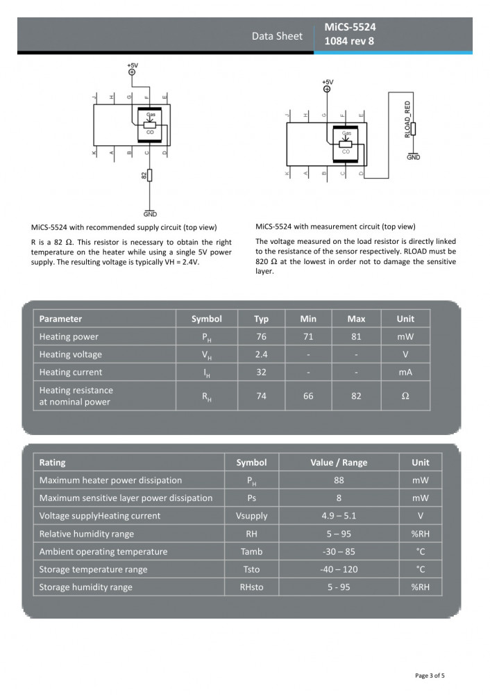 MICS-5524 technical document page 3