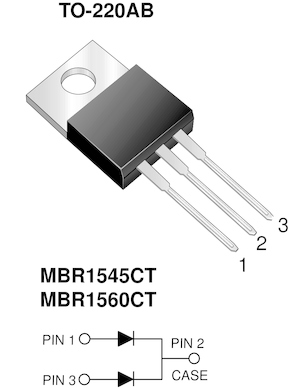 MBR1545CT, MBR1560CT for sale