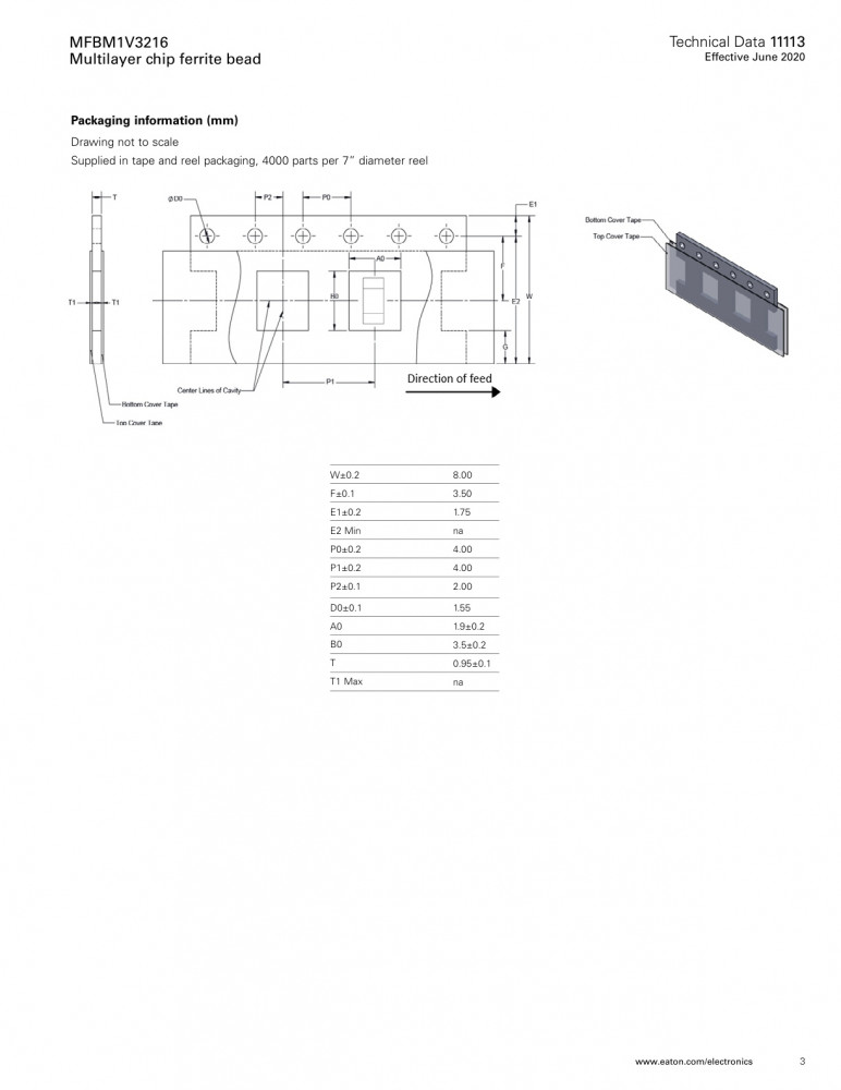 EATON MFBM1V3216 datasheet page 3