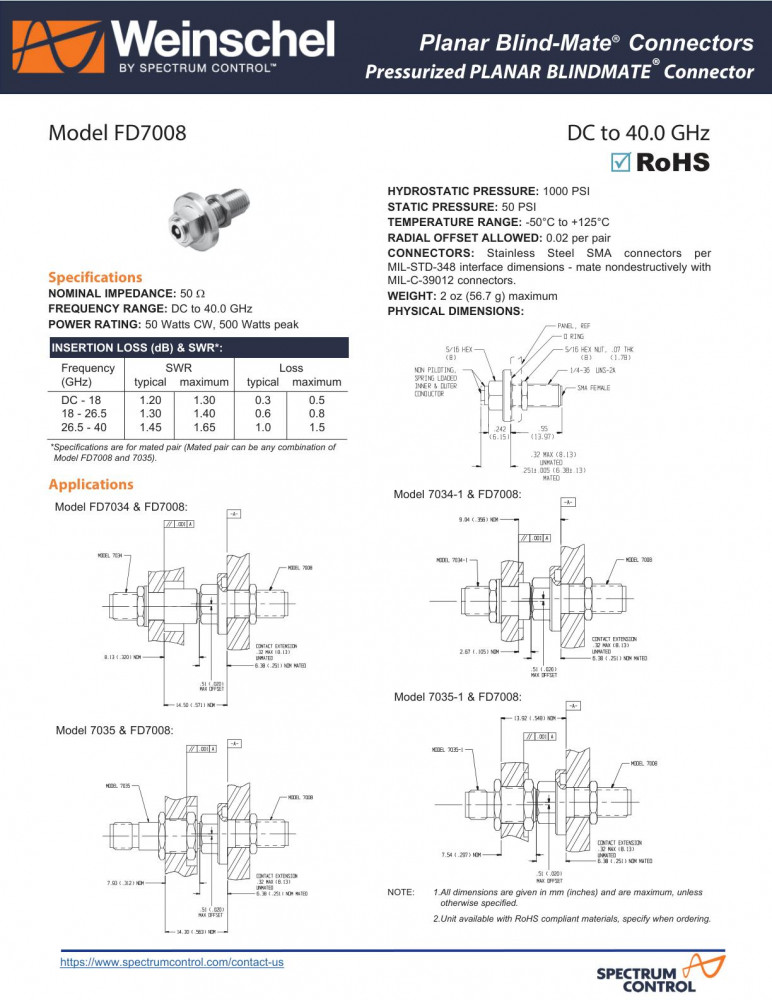 FD7008 technical document preview