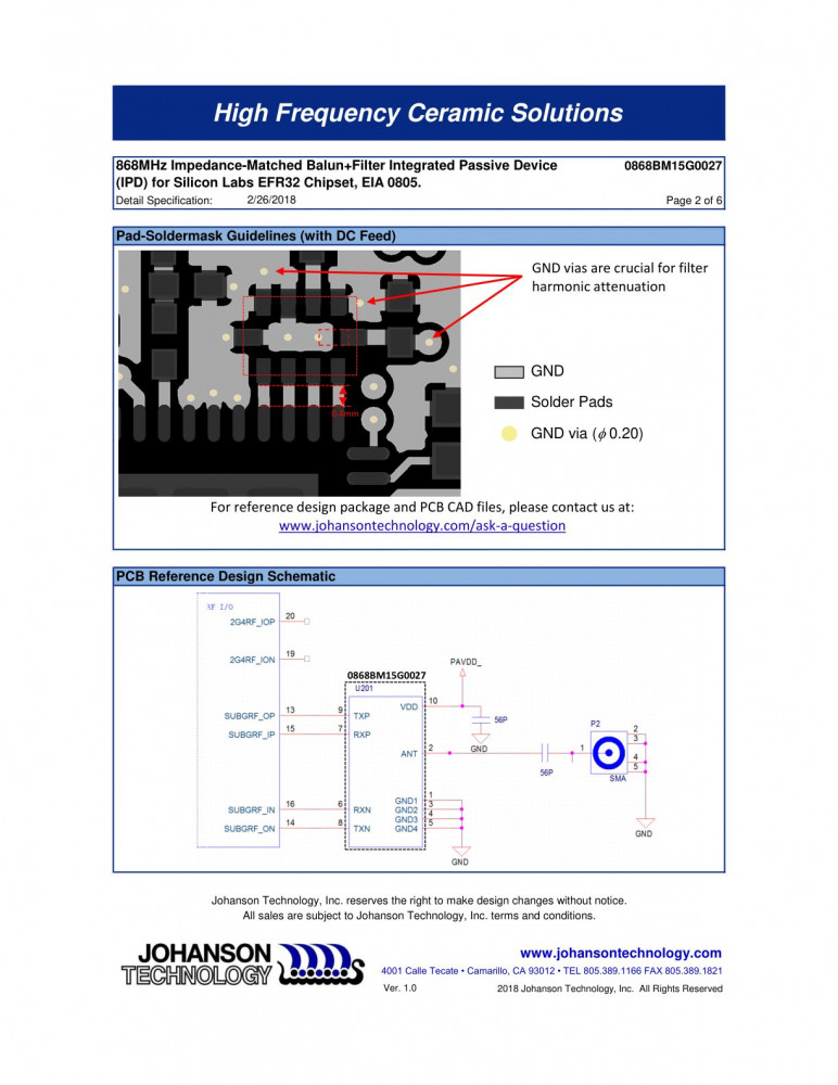 0868BM15G0027E datasheet page 2