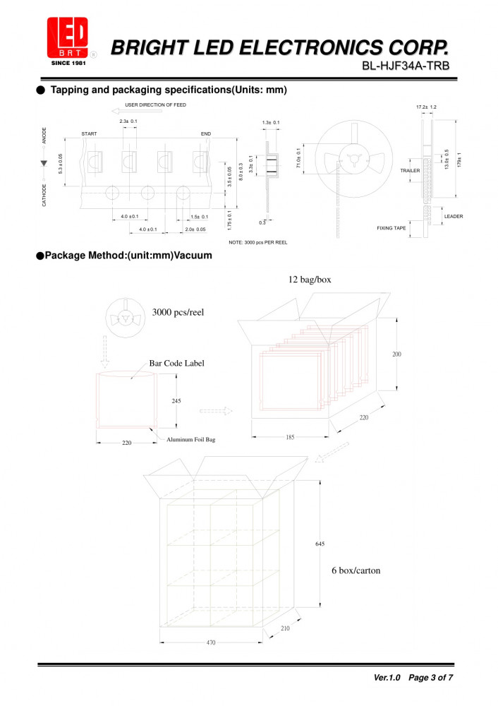 BL-HJF34A-TRB datasheet page 3
