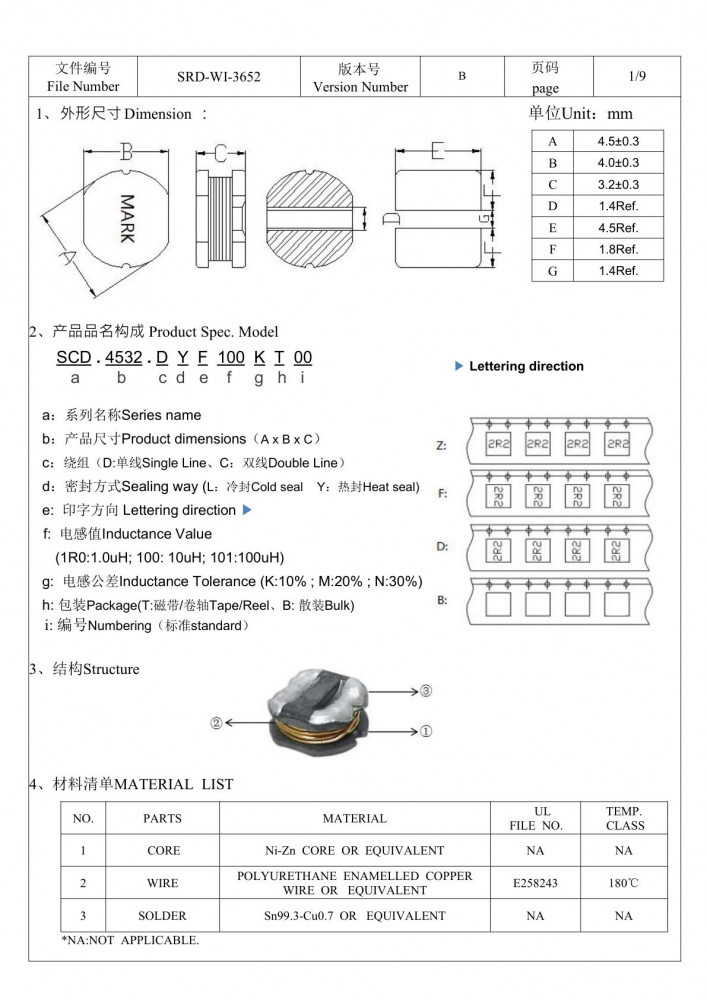 SOREDE approval specification page 3