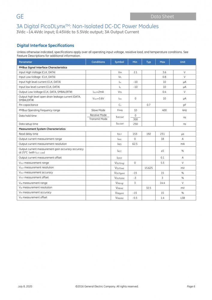 ABB PDT003A0X3-SRZ datasheet page 6
