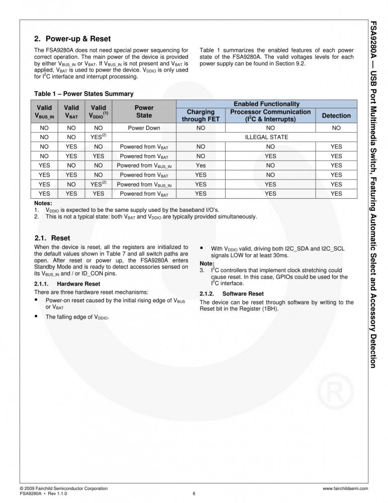 FSA9280A document page 7