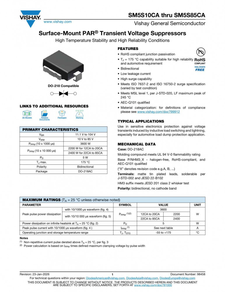 SM5S technical document page 1