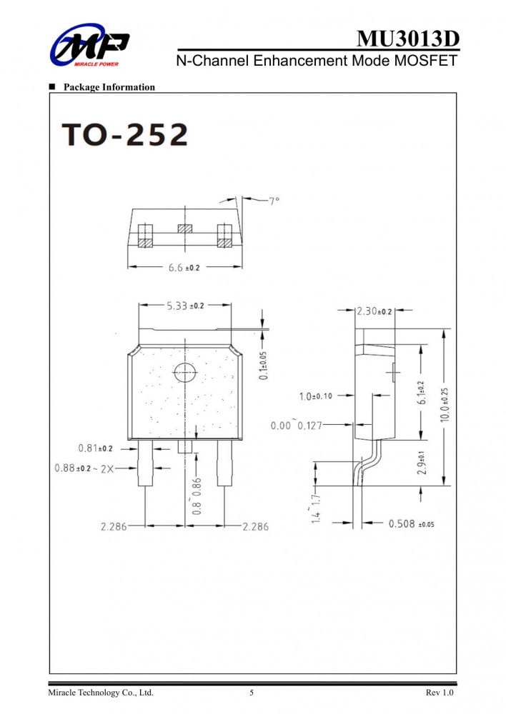 MU3013D datasheet page 5