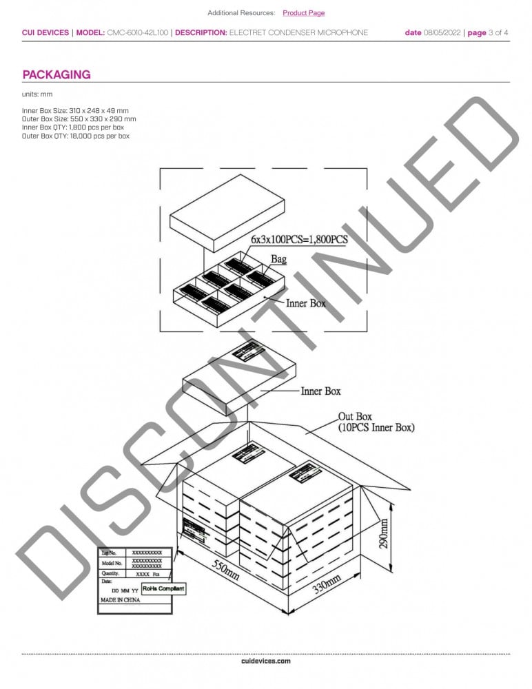 CMC-6010-42L100 datasheet page 3