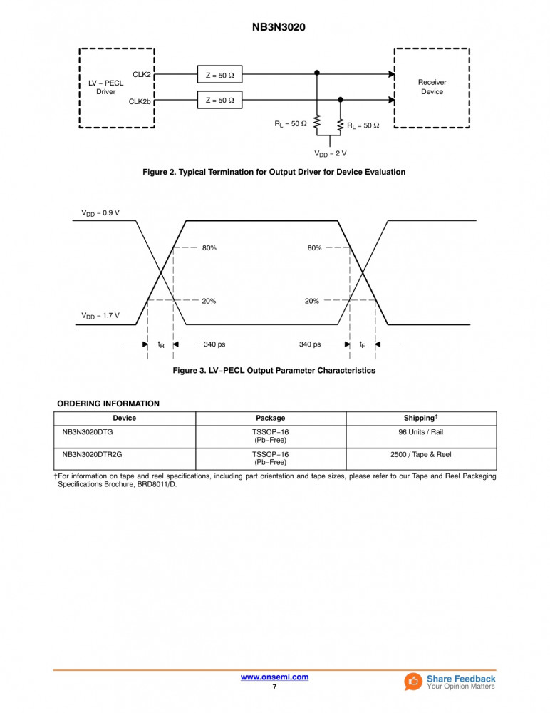 NB3N3020 datasheet page 7