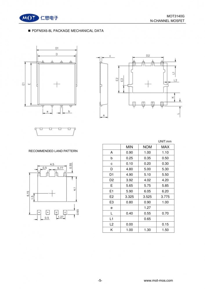 MOT3140G datasheet page 5