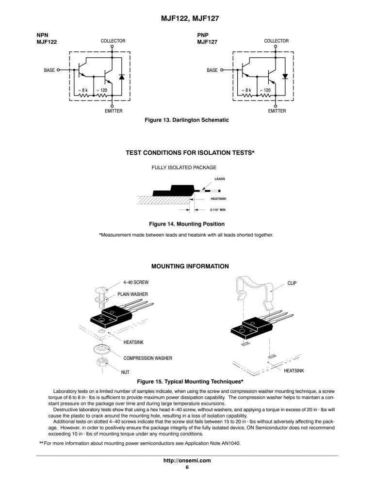 MJF127 datasheet page 6