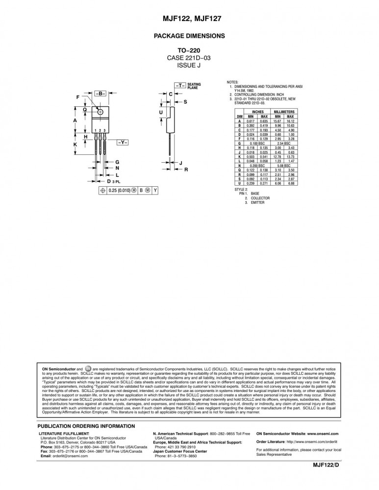 MJF127 datasheet page 7