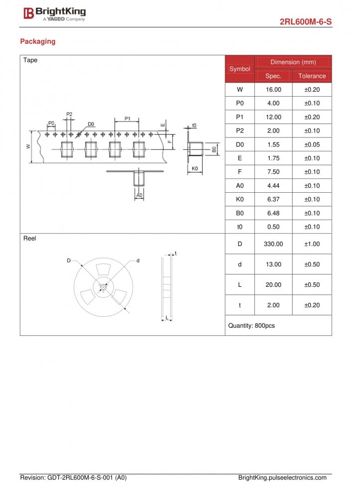 2RL600M-6-S datasheet page 4