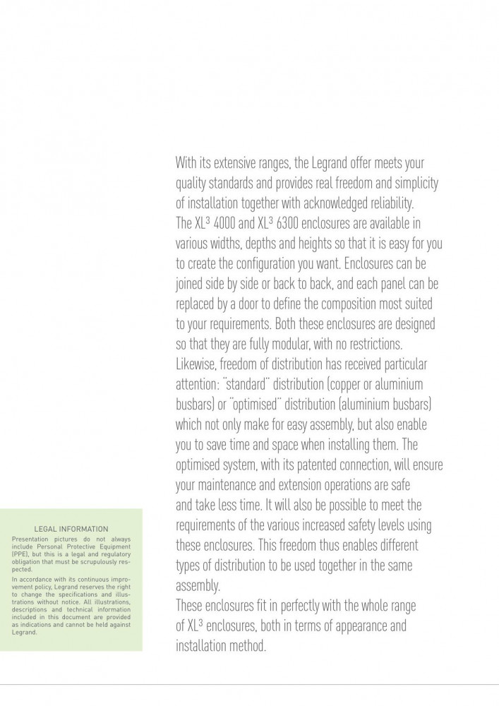 Legrand technical document preview, page 2