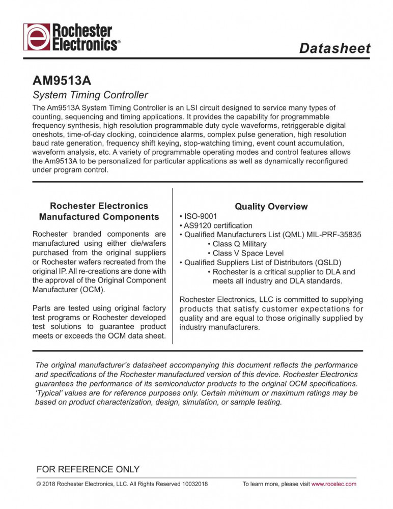 9513APC-G datasheet page 1