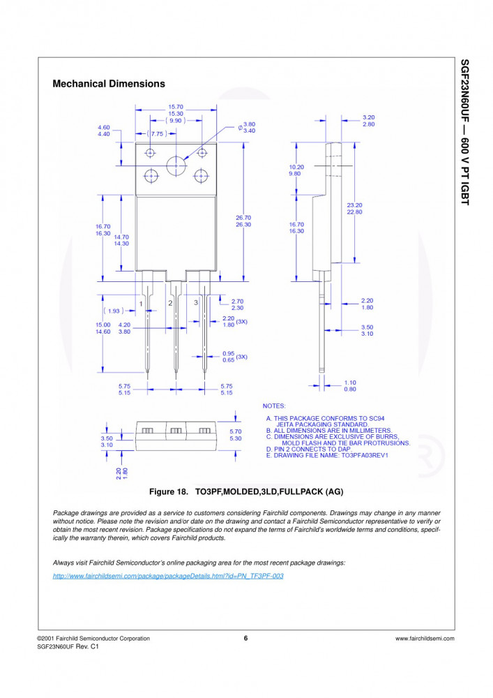 SGF23N60UF datasheet page 7