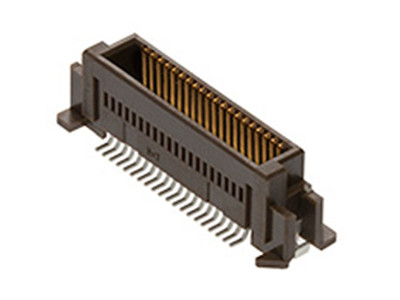 SlimStack Board-to-Board Connector, 0.635mm Pitch, 0.635 Series, Plug, 10.00 or 16.00mm Mated Height, 6.40mm Mated Width, 160 Circuits