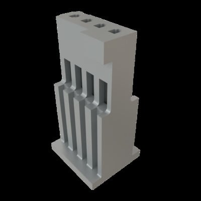 Samtec ISDF-04-D Rectangular Connector Housing
