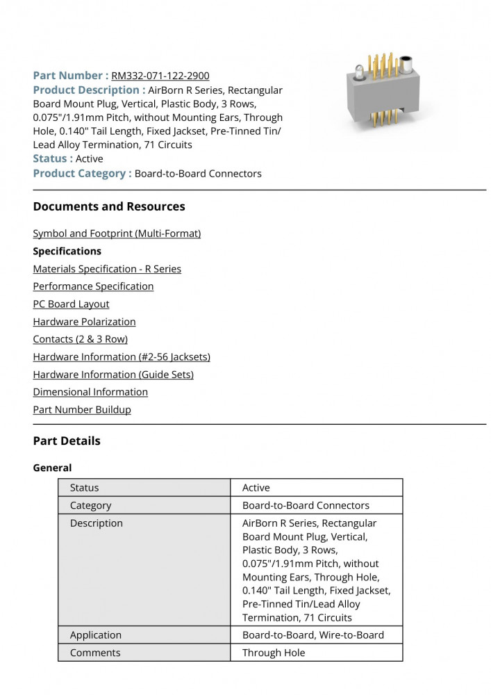 RM332-071-122-2900 technical document image 1