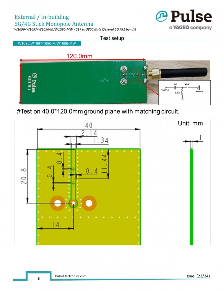 W1696-M datasheet page 3