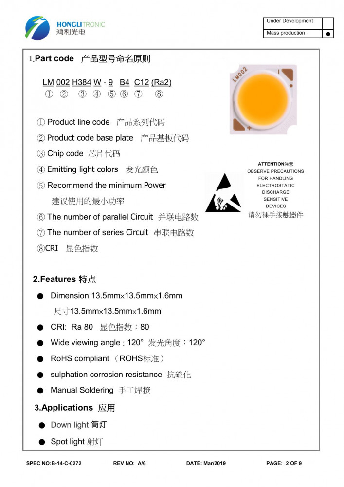 HONGLITRONIC datasheet page 2
