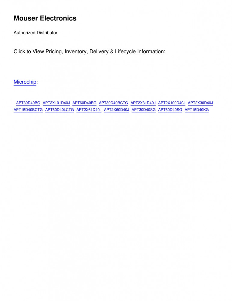 APT2X61D40J technical document page 5
